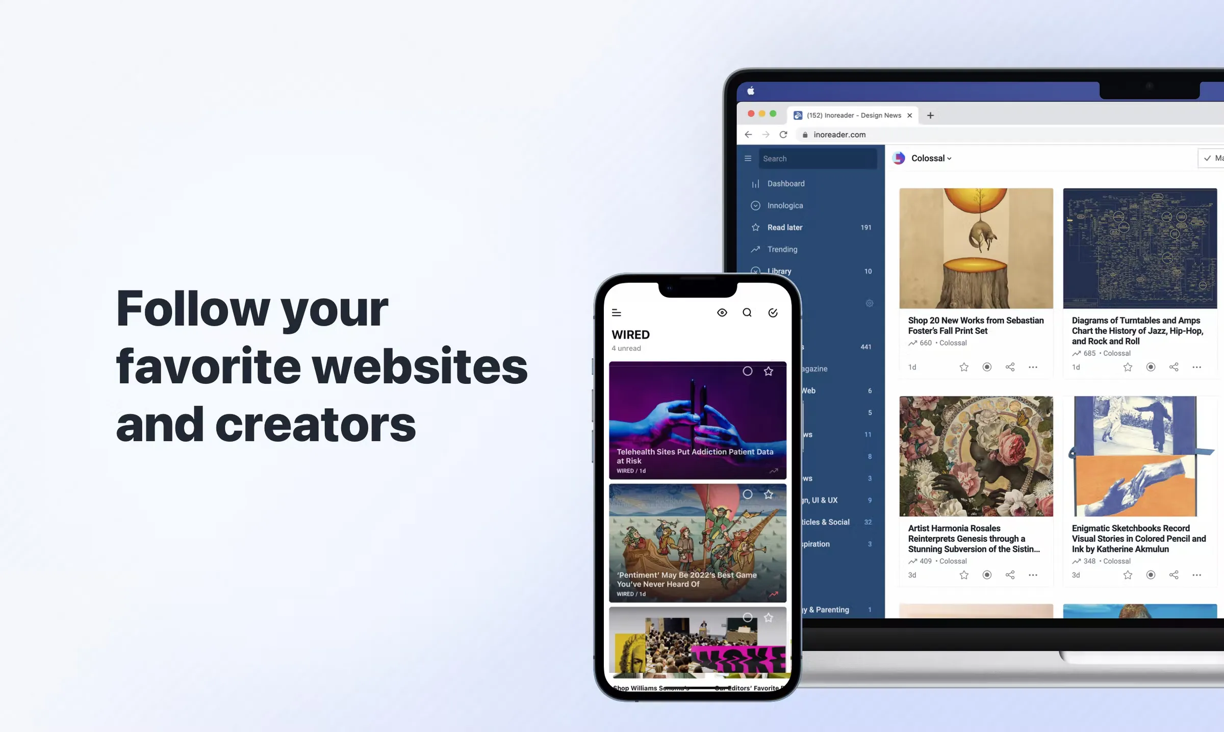 Inoreader: Follow feeds with filtering, real-time sync, and custom ...
