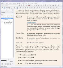 LyX: Document processor that encourages an approach to writing based on ...