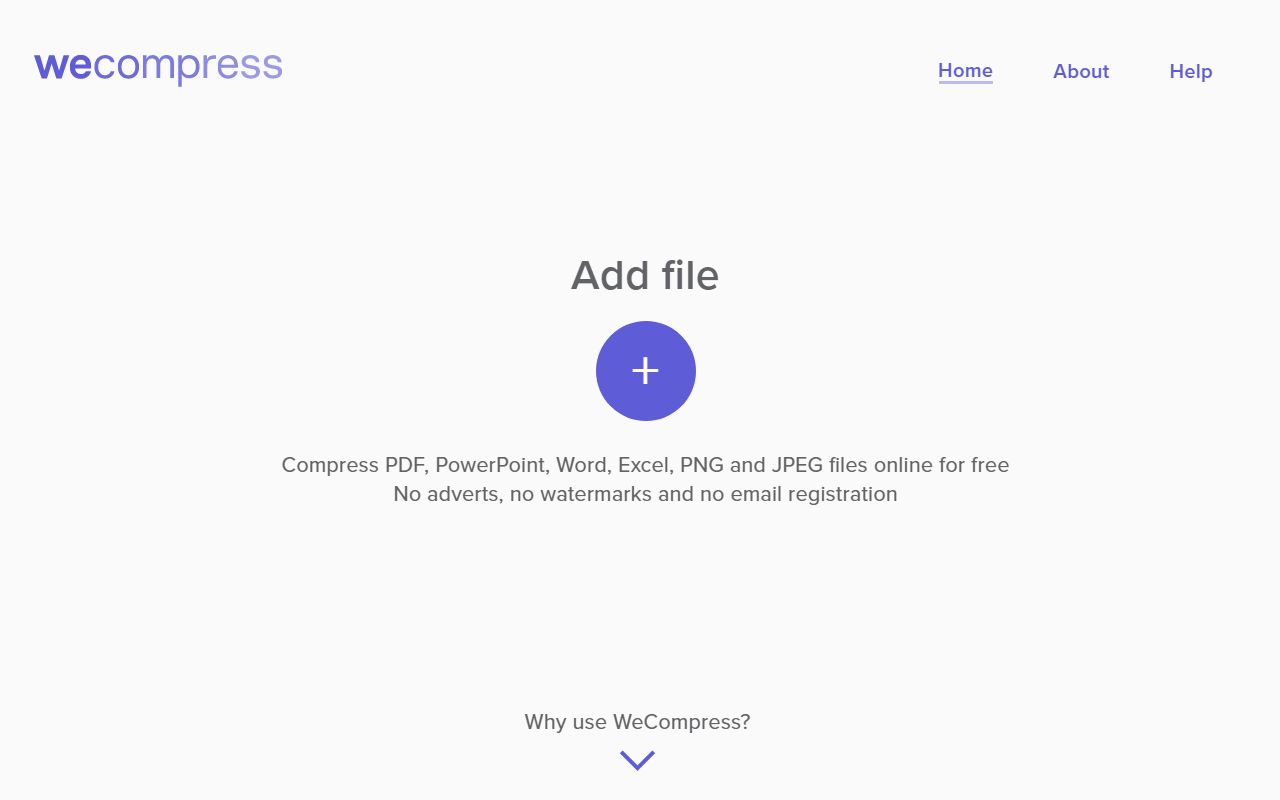 WeCompress: Compress PDF, PPT, Word, Excel, PNG, TIFF & JPEG files free online. | AlternativeTo