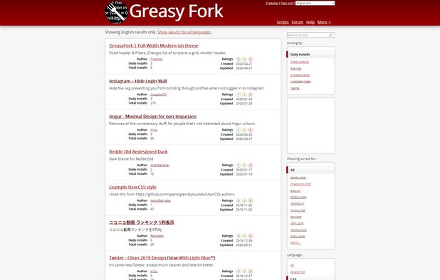 Greasy Fork: Free site providing user scripts | AlternativeTo