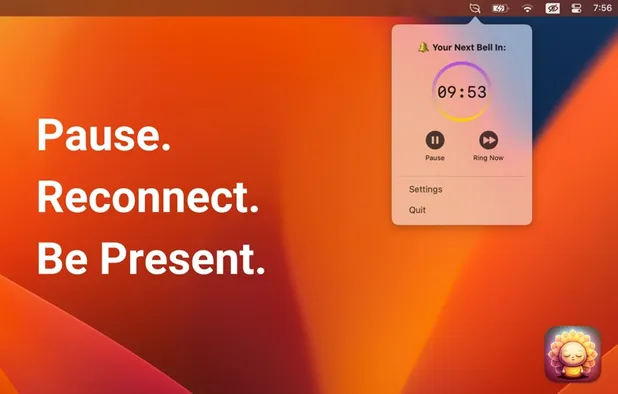 Mindfulness Bell Menu Bar Alternatives and Similar Software | AlternativeTo