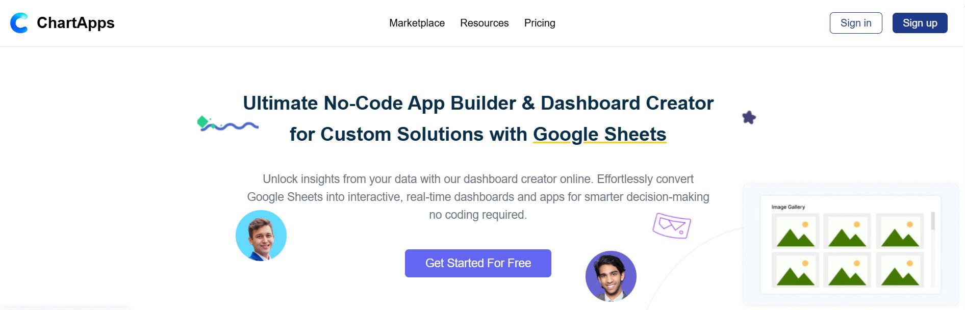 ChartApps: No Code App Builder and Dashboard Creation Tool that Transforms your Google ...