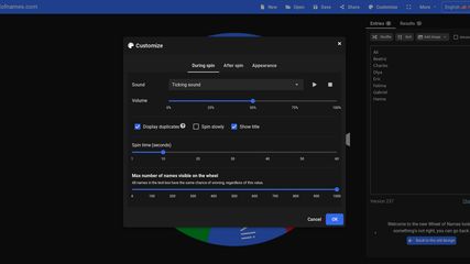 Wheel of Names: Free and easy to use spinner. Used by teachers and for ...