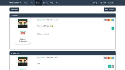 NamelessMC: Free to use and open source website software, built specifically for Minecraft ...