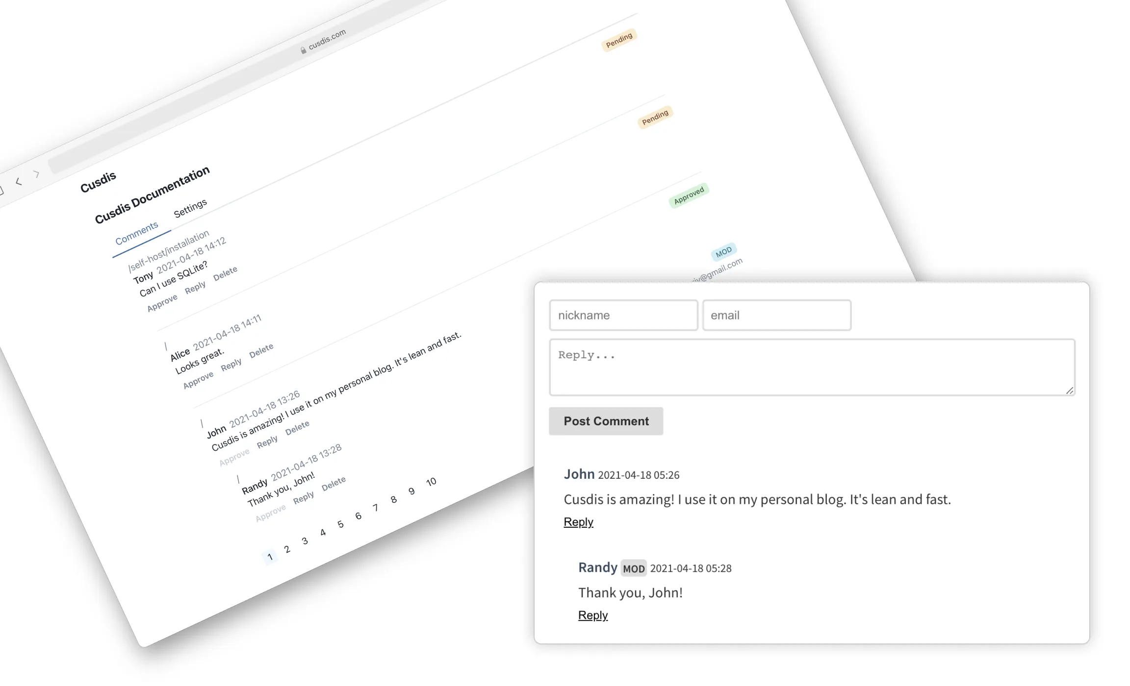Cusdis Alternatives: 25+ Comment Platforms & Similar Apps | AlternativeTo