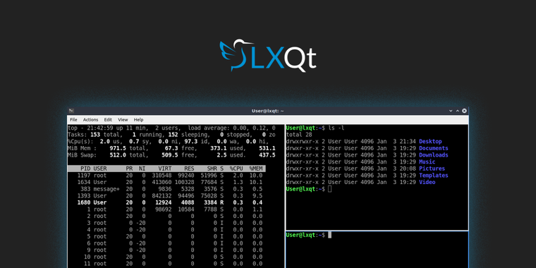 LXQt project releases version 2.0 of terminal emulator QTerminal, now ported to Qt6 | AlternativeTo