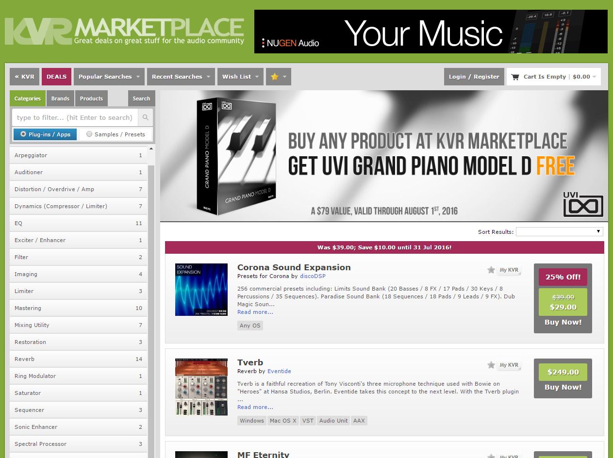 KVR Marketplace Alternatives - Explore Similar Sites & Apps | AlternativeTo