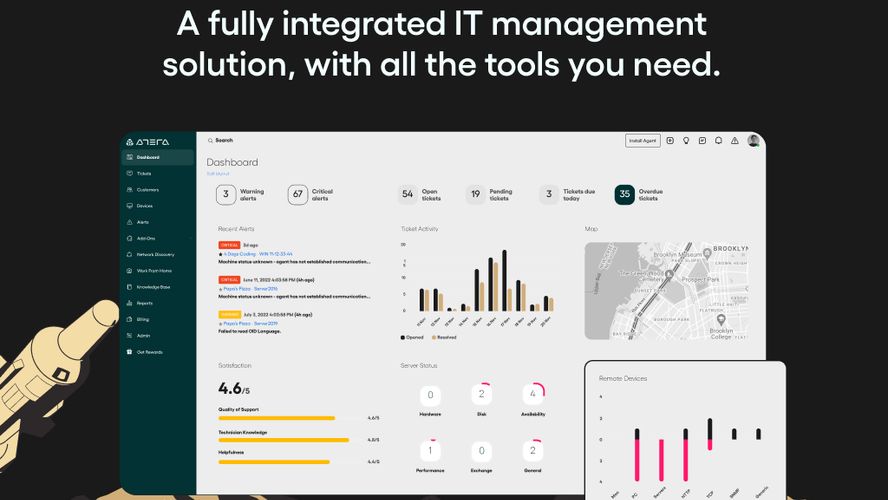Atera: ’s all-in-one platform provides IT professionals with various ...