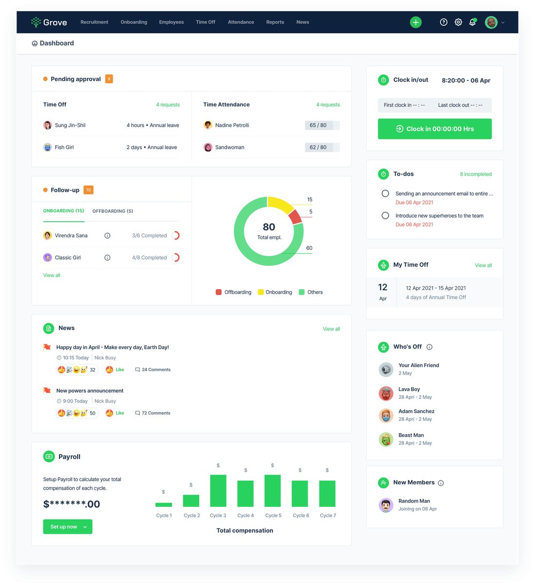 Grove HR Alternatives and Similar Sites & Apps | AlternativeTo