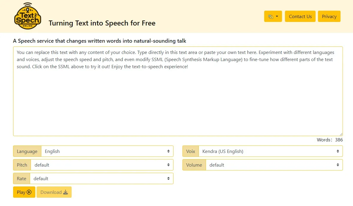 Text2Speech Online Alternatives: Top 1 Text to Speech Services ...