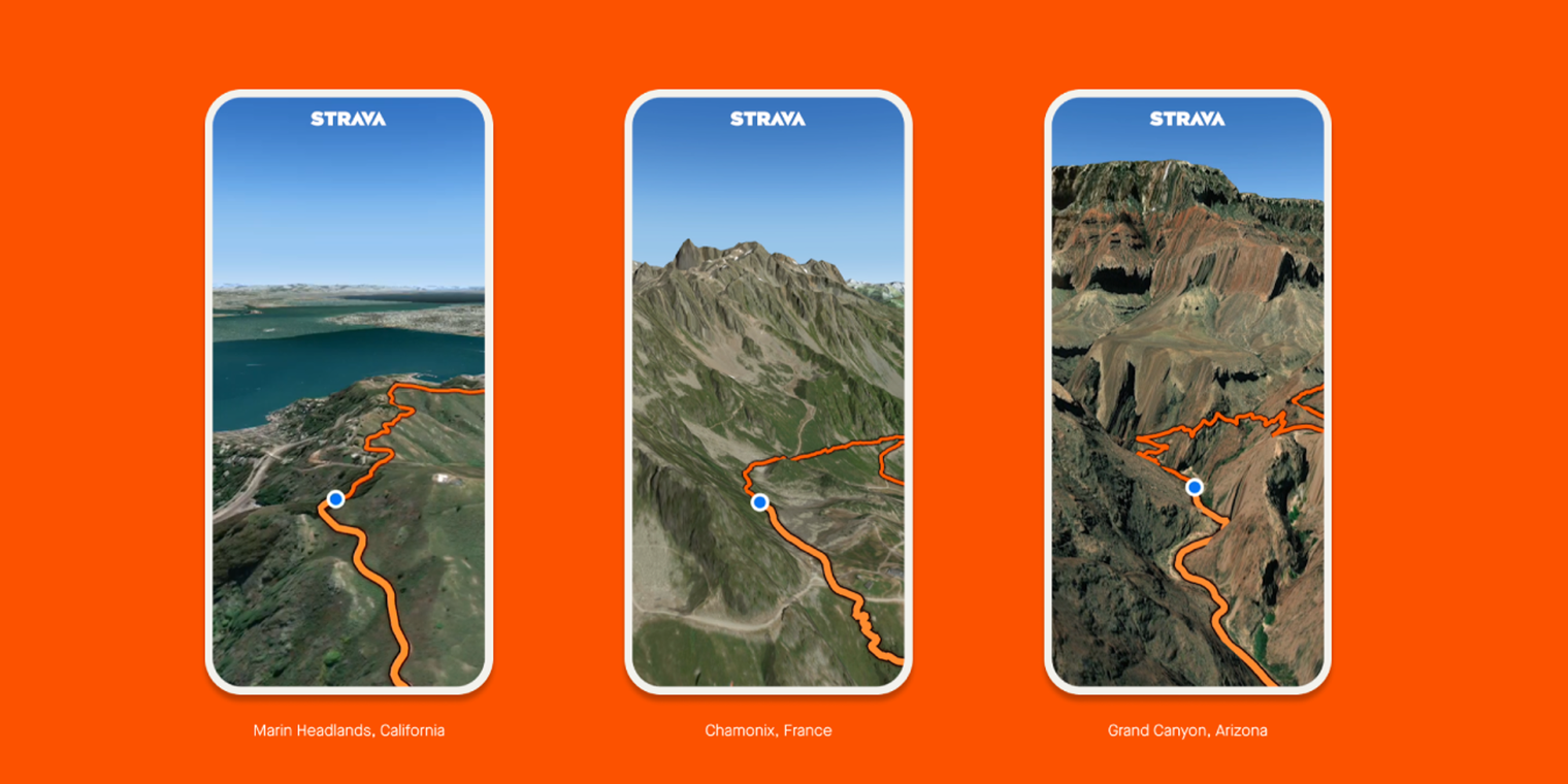 Strava launches new 3D video map feature, Flyover, for premium ...