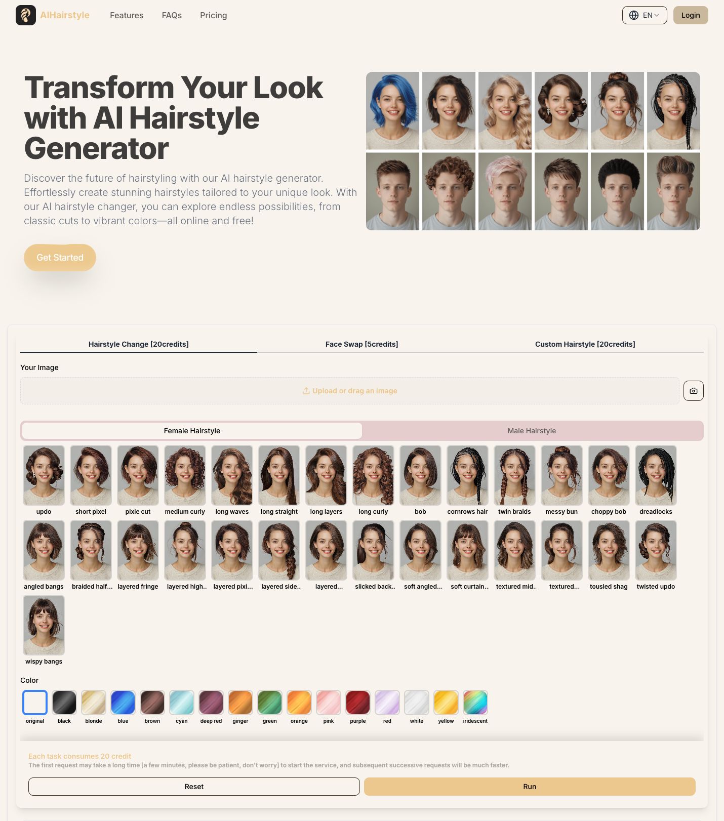 AI-Hairstyle: AI Hairstyle Online Free – Try AI Hairstyle Changer and ...