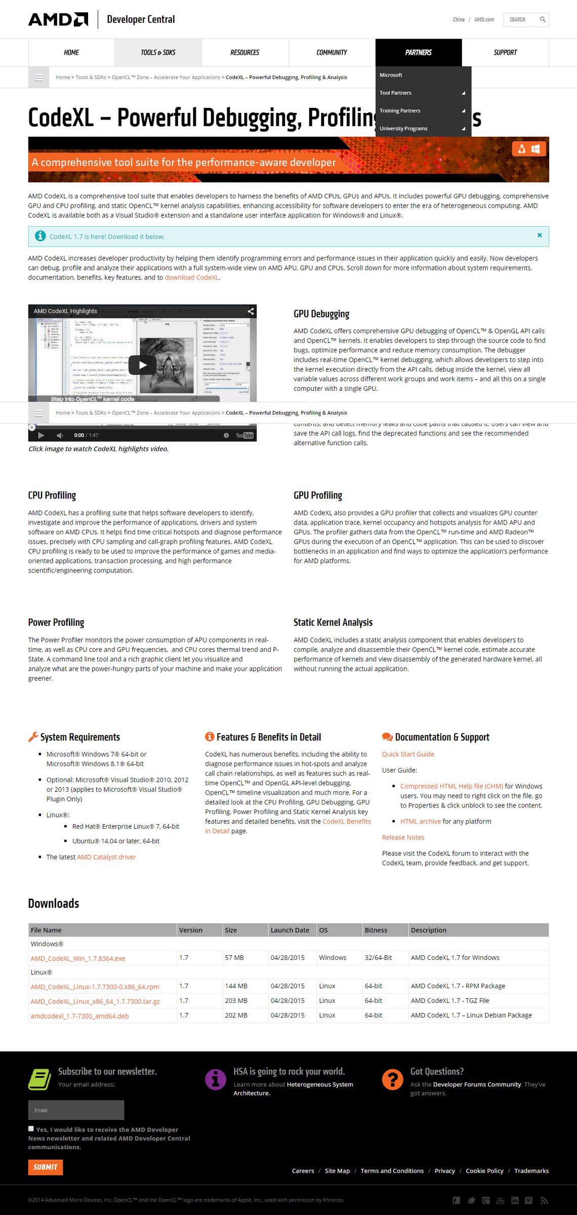 AMD CodeXL: Powerful debugging, profiling and analysis | AlternativeTo
