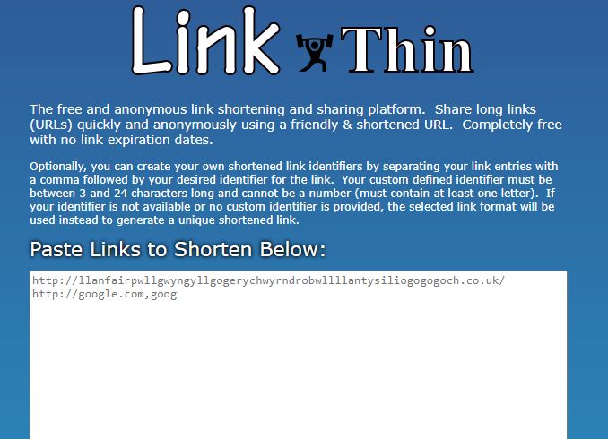 Link Thin Alternatives: 25+ URL Shorteners and similar websites ...