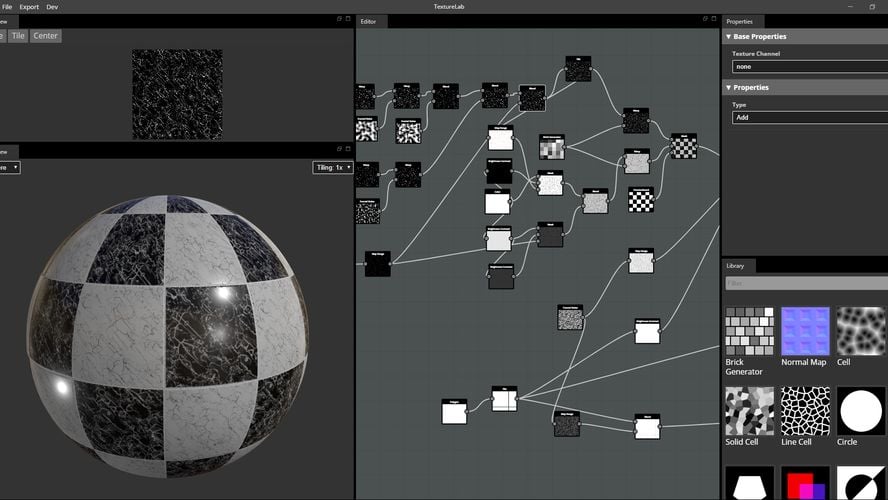 TextureLab: Free, Cross-Platform, GPU-Accelerated Procedural Texture Generator | AlternativeTo