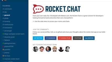 Rocket.Chat: Web Chat Server, developed in JavaScript, using the Meteor ...