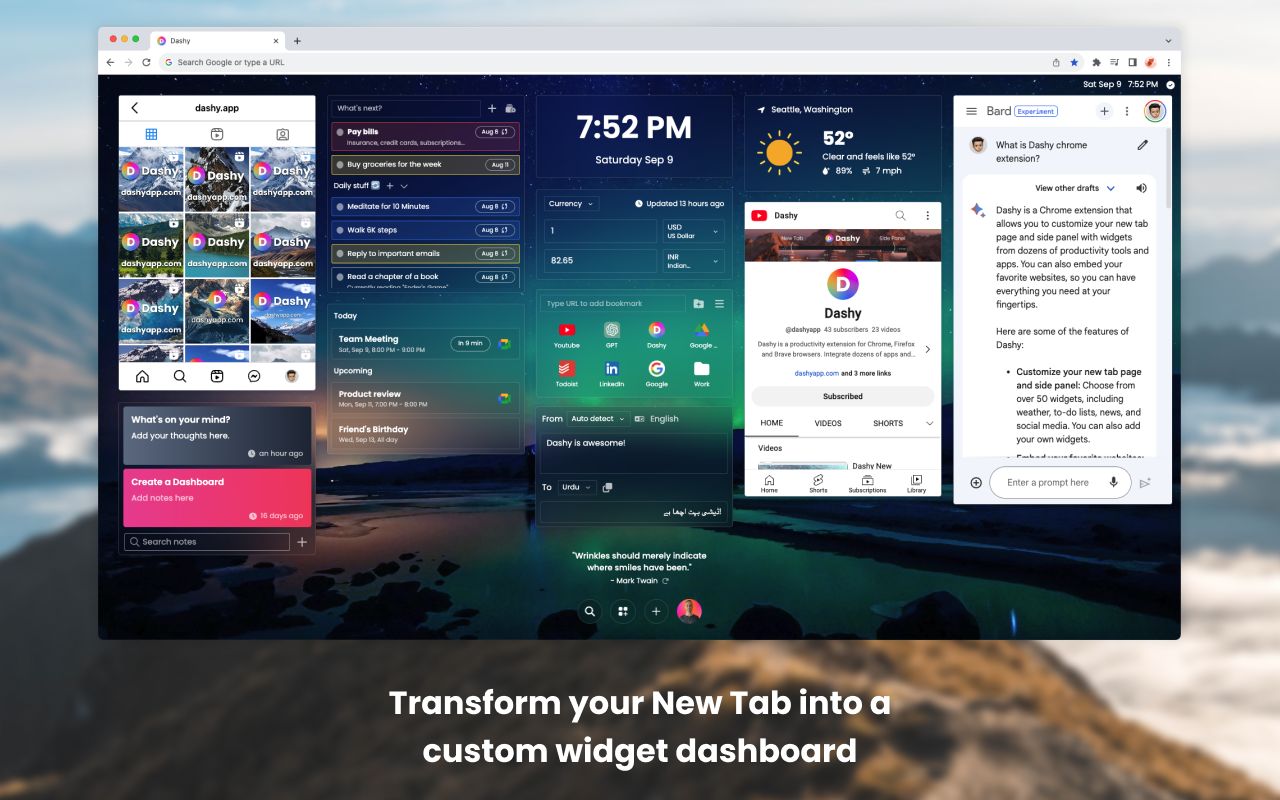 Dashy: New Tab Dashbard and Sidebar Alternatives: Top 4 Personal ...