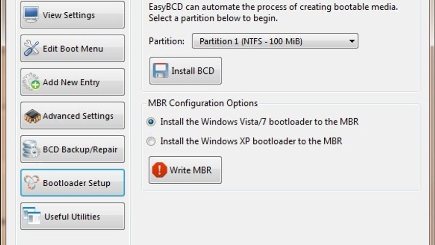 EasyBCD: Boot utility to easily tweak your Windows boot configuration ...
