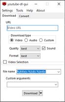 youtube-dl-gui: Is video downloader/converter GUI for downloading videos from YouTube and others ...