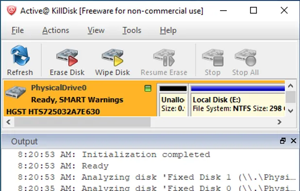 Active@ KillDisk: Active@ Kill Disk is disk eraser software for ...