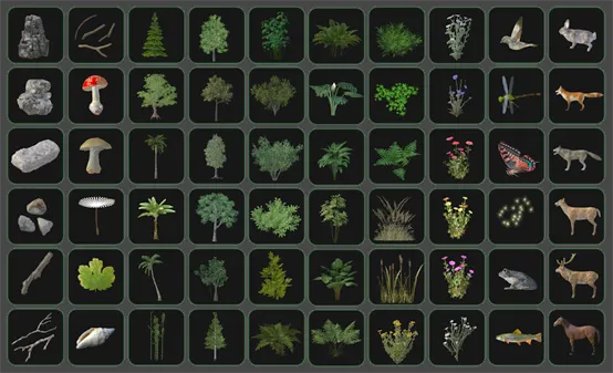 FlowScape: In FlowScape you can create your own tiny nature scene ...