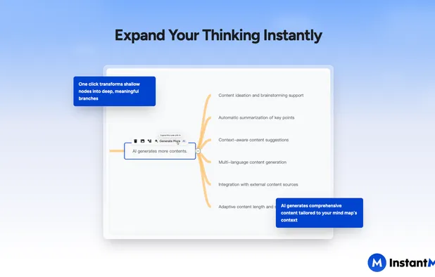 InstantMind: Turn anything into a mind map - AI instantly transforms ...
