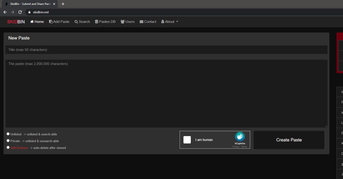 SkidBin.net: App Reviews, Features, Pricing & Download | AlternativeTo