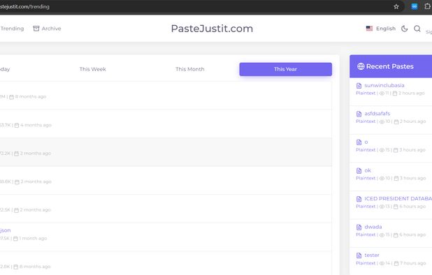 PasteJustit.com: User-friendly platform for sharing text and code snippets. | AlternativeTo