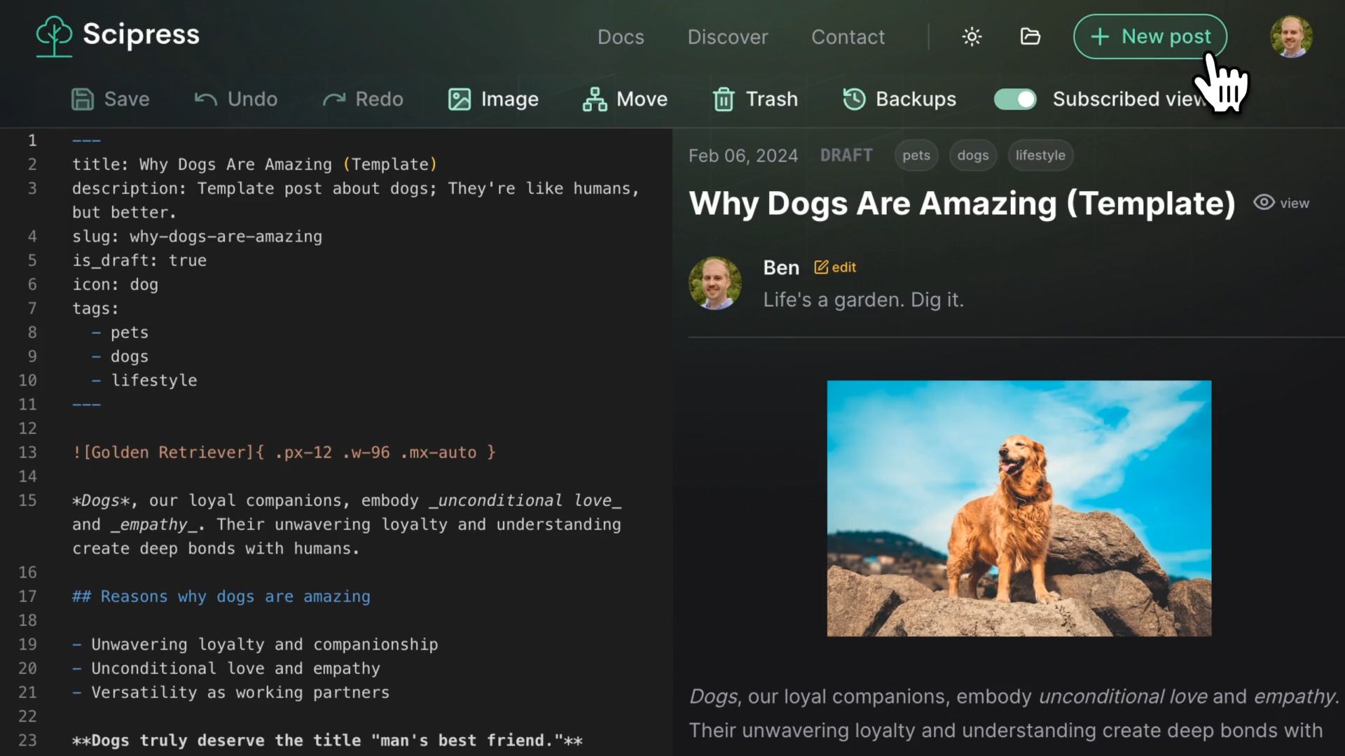 Scipress: Makes writing technical fun and selling it easy | AlternativeTo