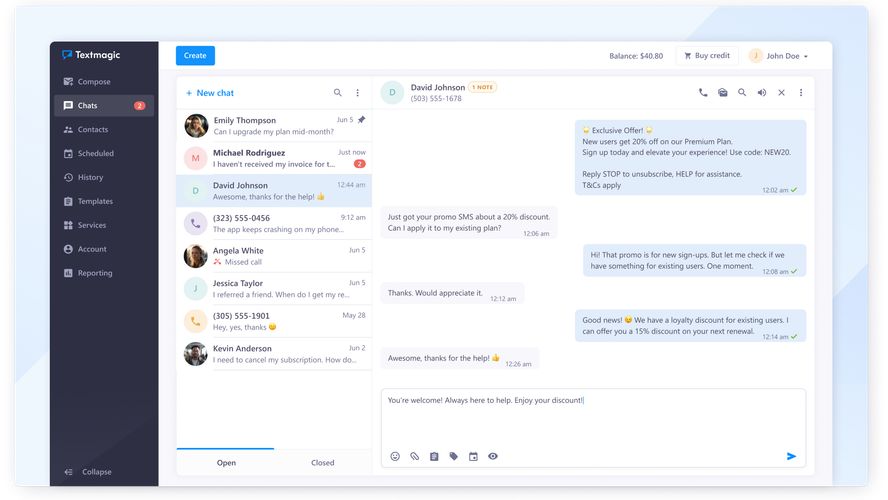 Textmagic: All-in-one bulk business text-messaging service for sending ...