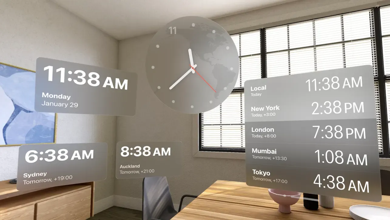 Clocks for Apple Vision Pro Alternatives: 25+ World Clocks & Similar ...