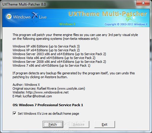 Uxtheme Multi-Patcher Alternatives and Similar Software | AlternativeTo