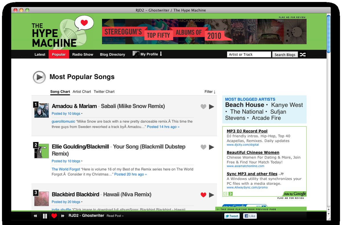 Hype Machine Alternatives and Similar Apps & Services | AlternativeTo