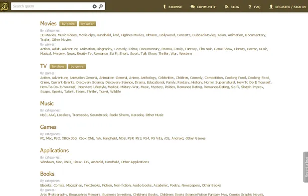 KickassTorrents : Or KAT is a torrent search engine with a user ...