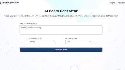 AI Poem Generator Alternatives and Similar Sites & Apps | AlternativeTo