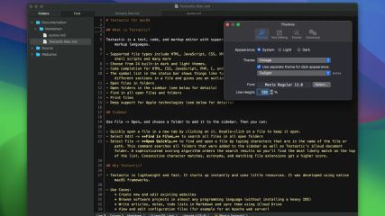 Textastic: Advanced code editor for iOS and macOS with support for syntax highlighting ...