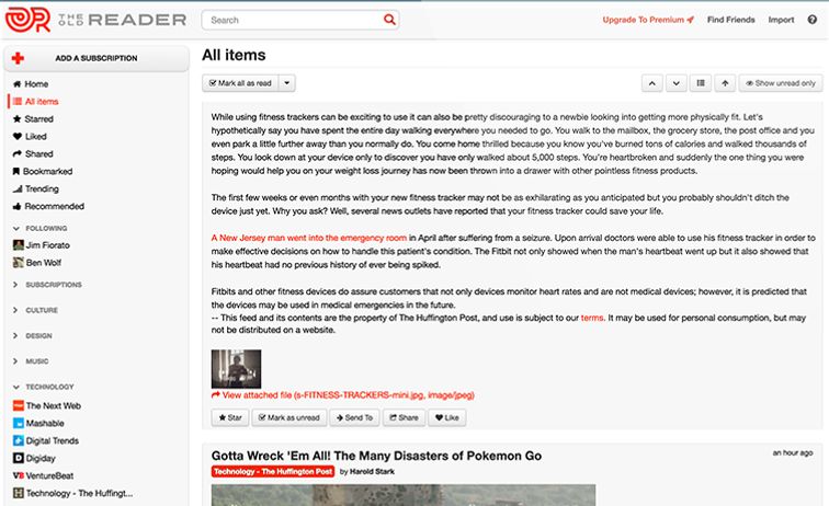 7 Best Google Reader Alternatives: Top RSS & News Readers in 2022 | AlternativeTo