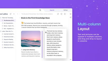 Lattics: All-in one knowledge management tool. | AlternativeTo