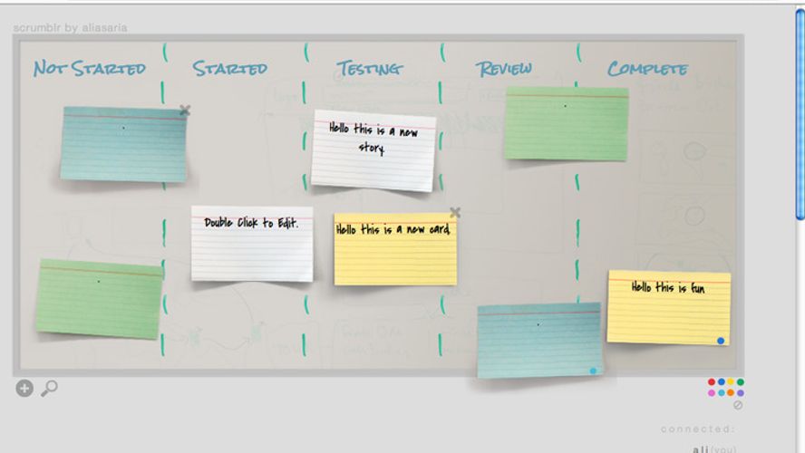 scrumblr: - Collaborative Online Scrum (whiteboard | AlternativeTo