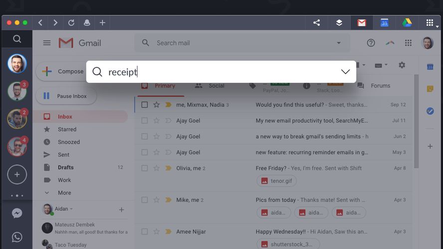 Shift: Email client that makes navigating between Mail, Calendar, Drive ...