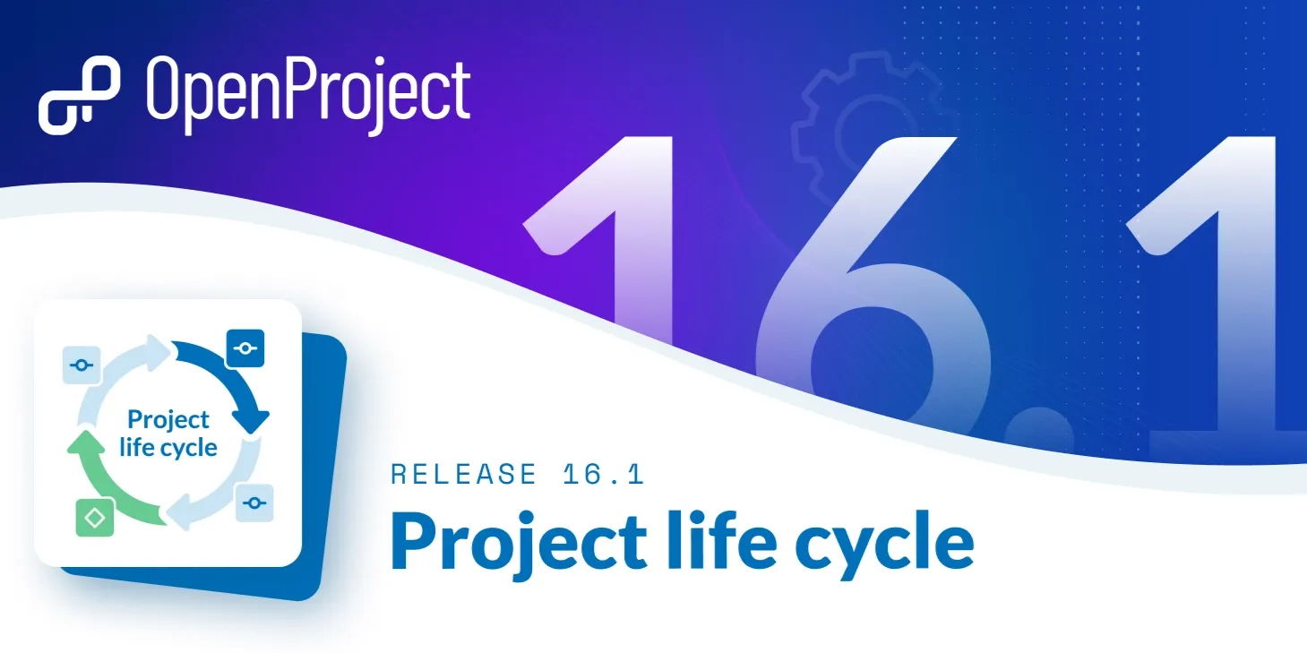 OpenProject 16.1 allows you to create project life cycles and export meetings as PDF docs ...