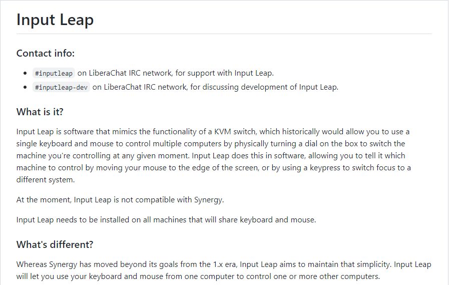 Input Leap: App Reviews, Features, Pricing & Download | AlternativeTo