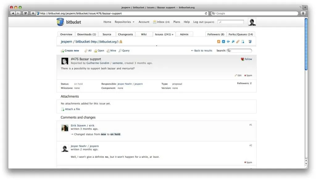 Bitbucket: Code collaboration version control. | AlternativeTo