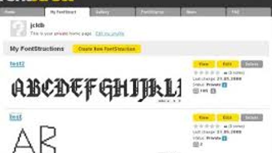 FontStruct: Free font-building tool brought | AlternativeTo