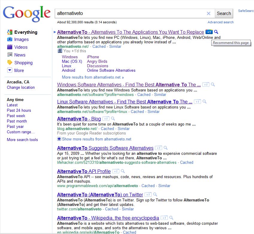 Google +1 Alternatives: 25+ Social Bookmarking Tools | AlternativeTo
