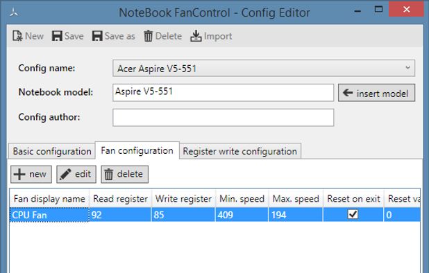 Notebook Fancontrol This Software Detects And Optionally Controls Speed Of Cpu Fan Of Many