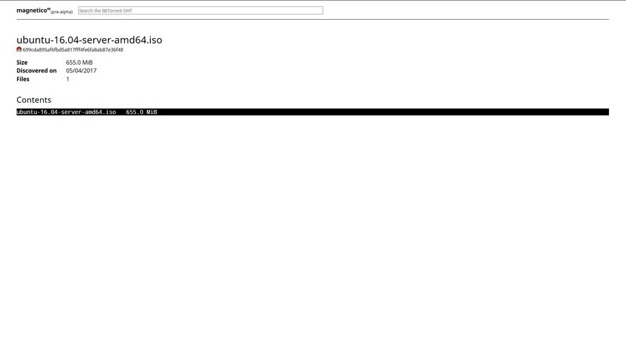 Magnetico: Self-hosted BitTorrent DHT search engine suite designed for ...