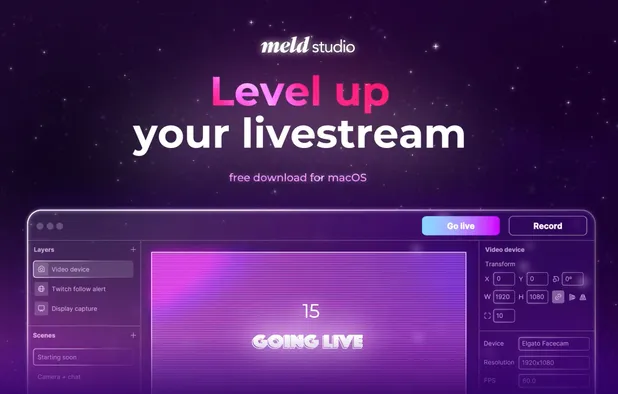 Meld Studio: Robust live streaming tool that enables building creative ...