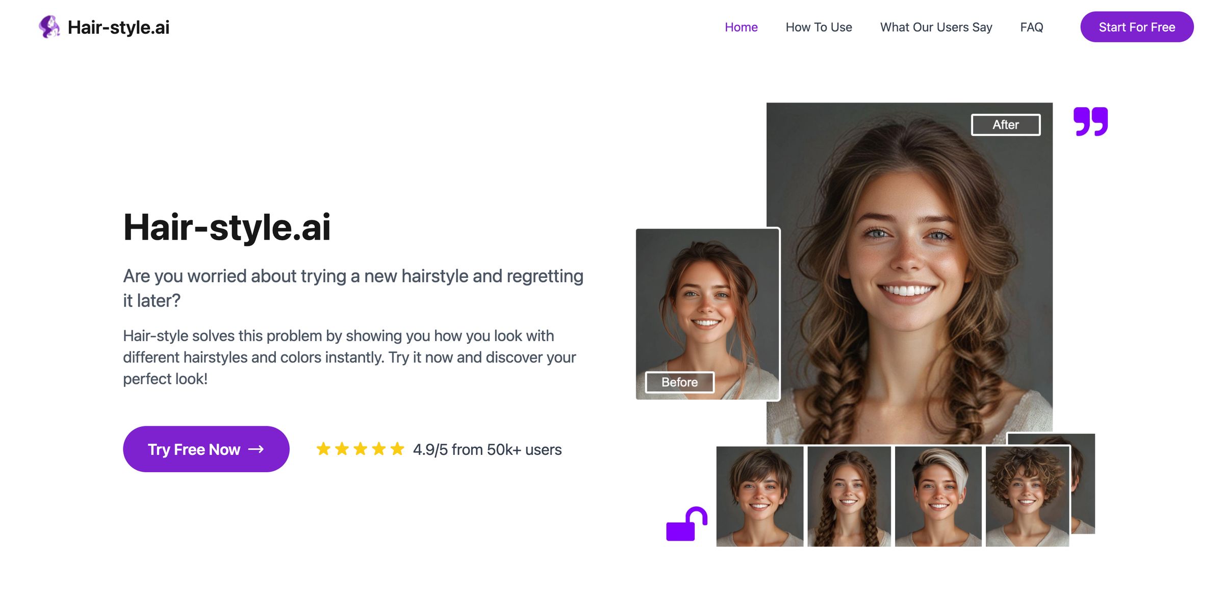 hair-style.ai: An AI-powered personal hairstyle assistant that helps you explore and preview ...