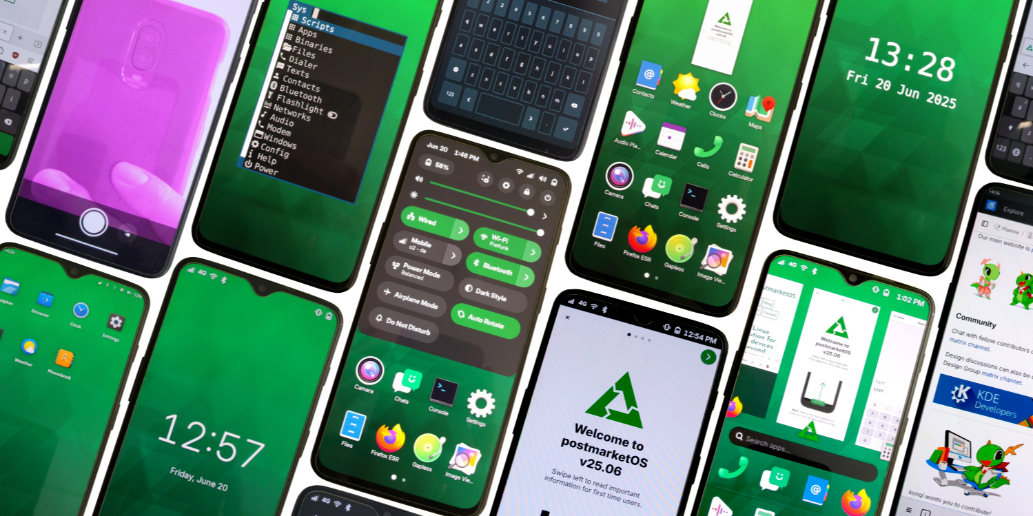 postmarketOS 25.06 adds systemd, GNOME 48, Plasma Mobile 6.3.5 ...